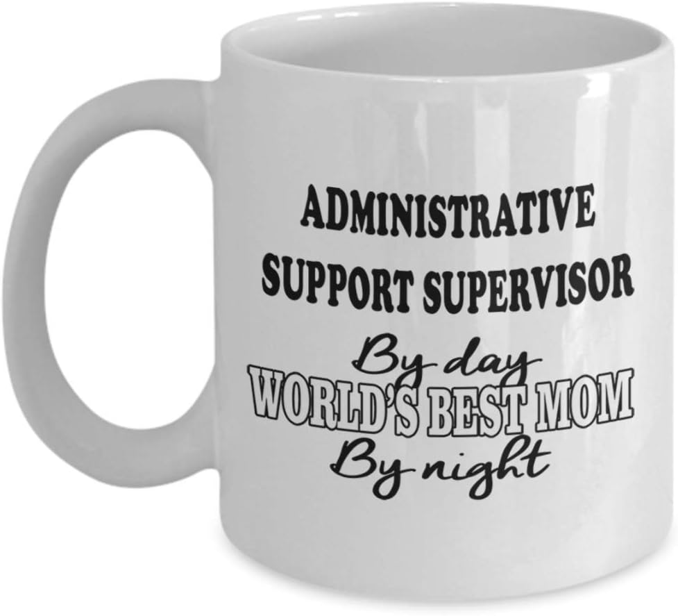 Amazon.com: Amorfos Admin Support Supervisor Coffee Mug - Funny Gift ...