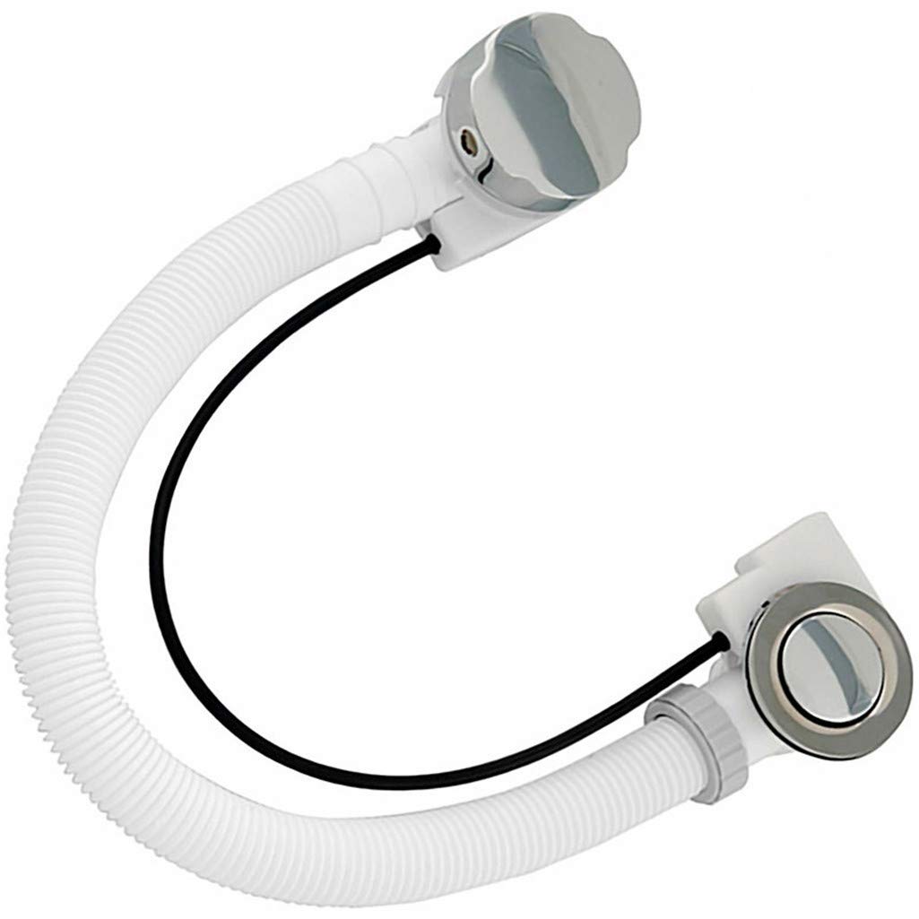 Buy Barlingrock Pop-Up Plug Pipe Concealed Bath Overflow Pop-up Plug Waste Twist Chrome Handle ...