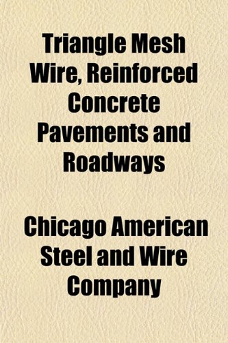 Triangle Mesh Wire, Reinforced Concrete Pavements and Roadways | Amazon ...