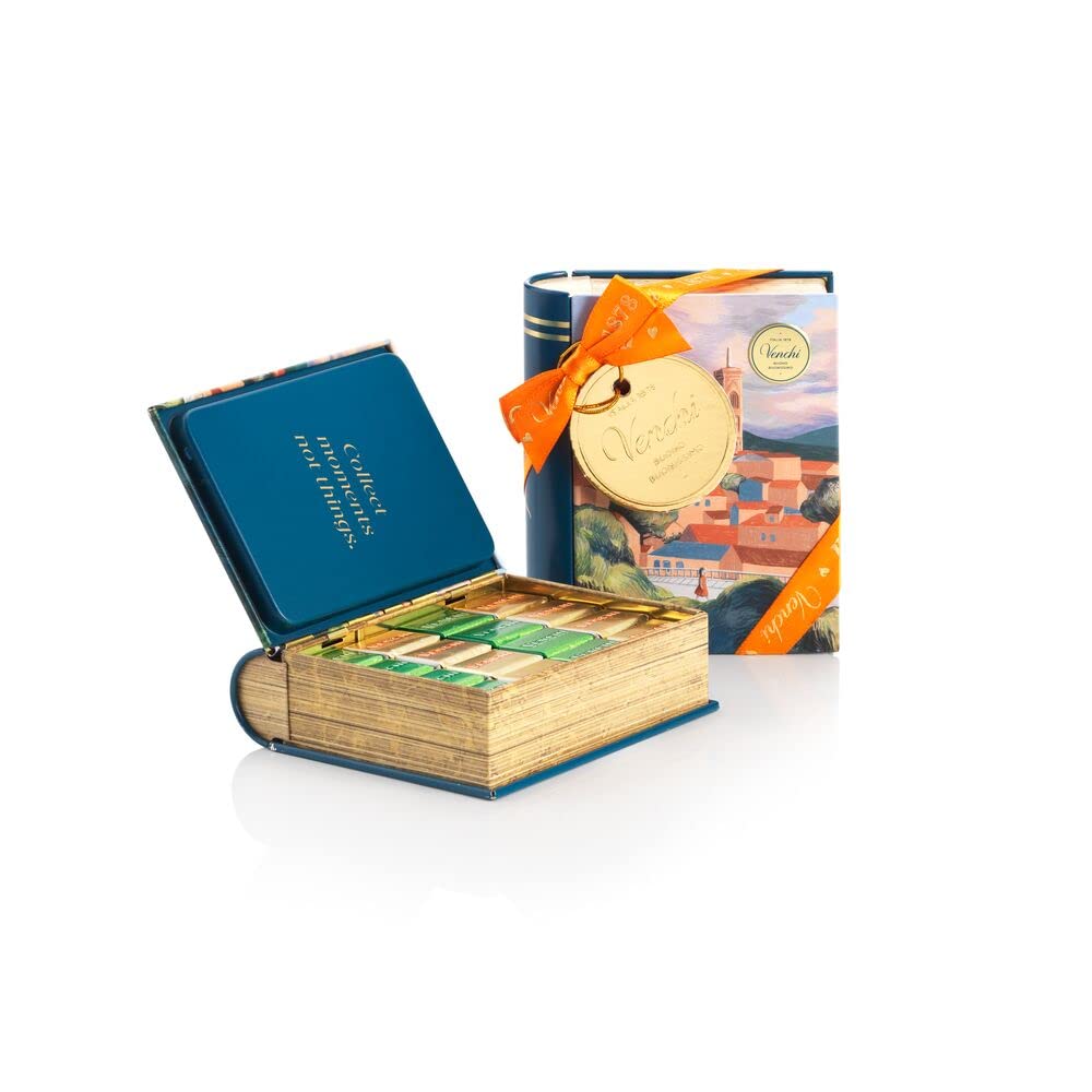Venchi - Tin Mini Book Florence with Assorted Cremino Chocolates, 172 g ...