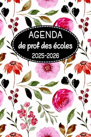 Agenda de prof des écoles 2025-2026: Organisateur Enseignant Semainier | Planifier et organiser ...
