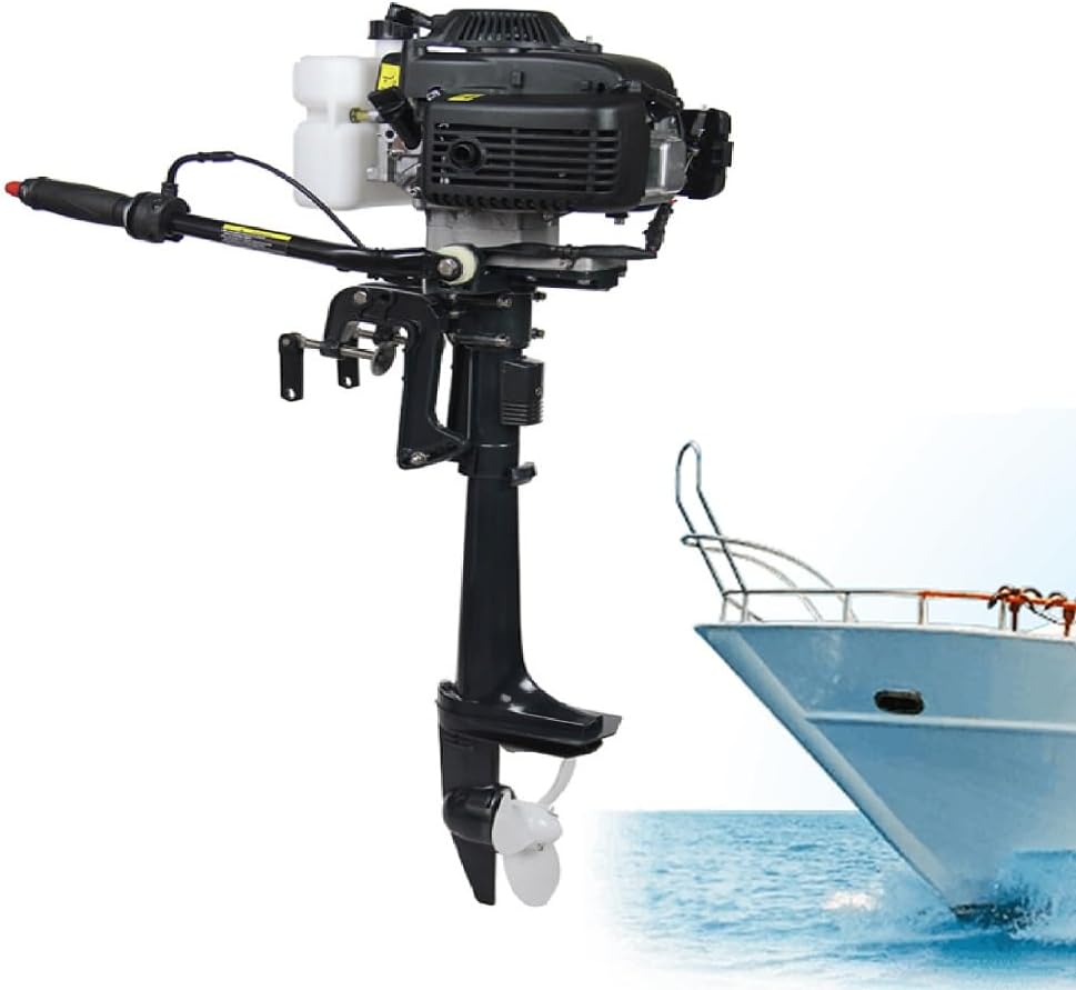 Amazon.com: 4HP 9 Stroke Outboard Motor Boat Engine, Heavy Duty 225CC ...