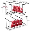 Amazon.com: Besiost 32 Inches L Shaped Overhead Storage Rack, Height ...