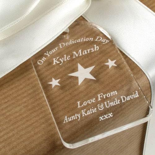 Personalised Dedication Gift tag, dedication Gifts, dedication Gift for ...