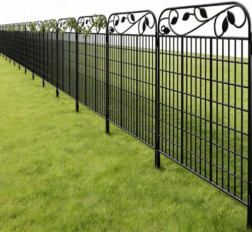 Amazon.com : AMAGABELI 4 Panels 44 in(H )X 12 ft(L) Decorative Garden ...