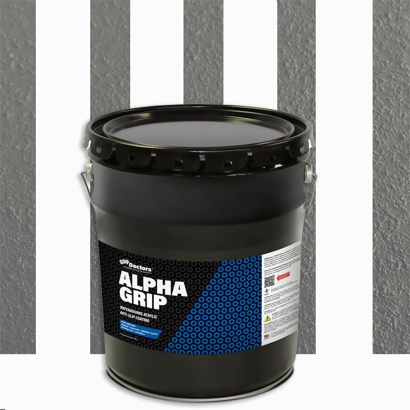 Alpha Grip Non-Slip Paint for Concrete & Asphalt – Non-Skid Coating ...