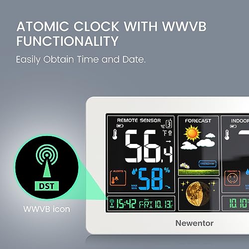 Snapklik.com : Newentor Weather Stations Wireless Indoor Outdoor