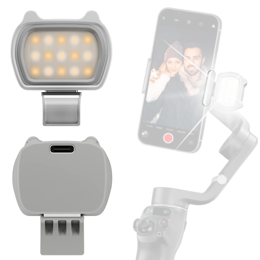 Fill Light for DJI Gimbal, USB Video Light Selfie Light Magnetic Mount ...
