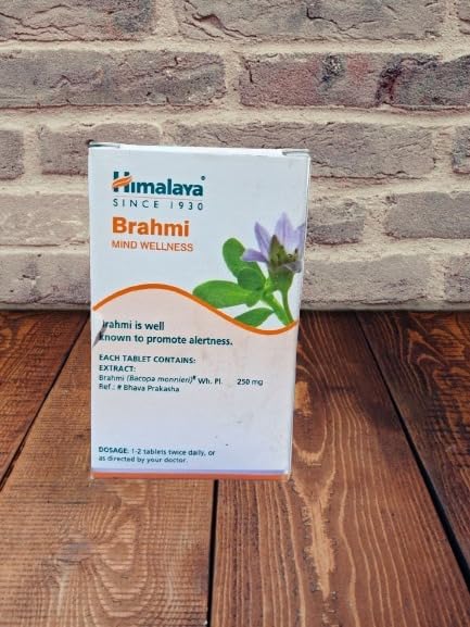 Himalaya Wellness Brahmi, 60 Tablets | Pure Herbs for Mind Wellness ...