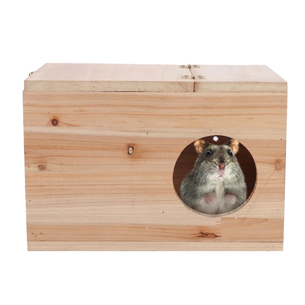 Snapklik.com : Natural Wooden Breeding Box,Pet Nesting And Hiding House ...