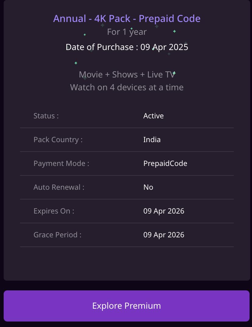 ZEE5 Premium 4K Annual Subscription Pack | Blockbuster Movies, Web Series & TV Shows | Watch on ...