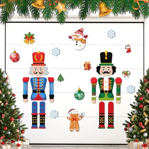 Amazon.com: Christmas Nutcracker Refrigerator Magnets Decoration 12Pcs ...