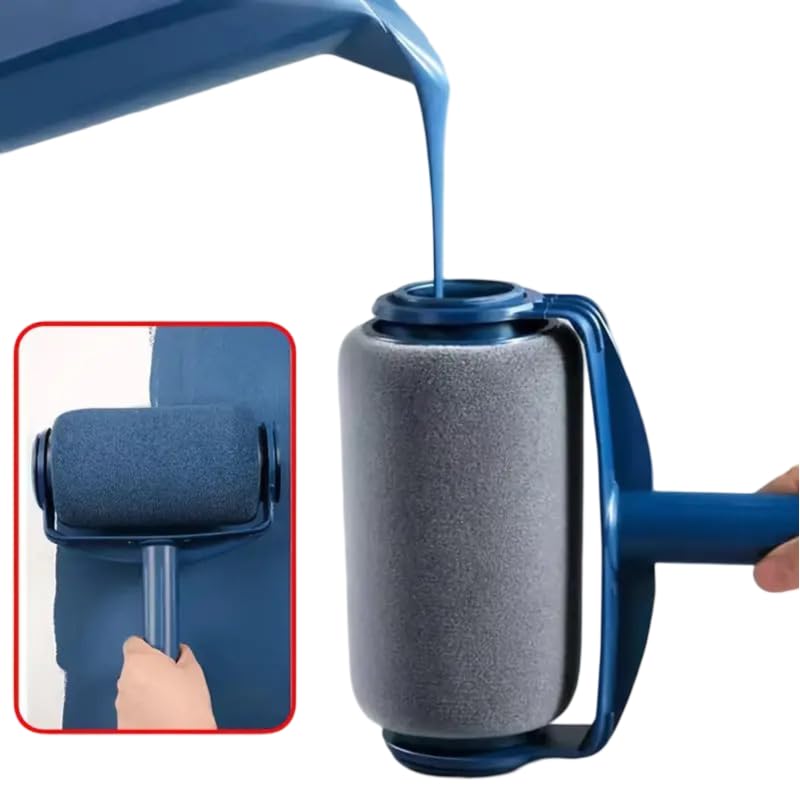 Fillable Paint Roller - Innovative Non-Spill Design for Mess-Free ...