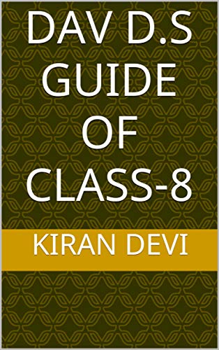 DAV D.S GUIDE of CLASS-8 (Hindi Edition) eBook : Devi, Kiran: Amazon.in ...