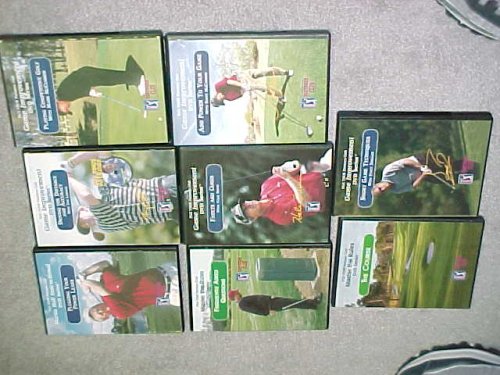 Amazon.com: PGA Golf Improvement DVD Series of 8 Dvd's : Short Game ...