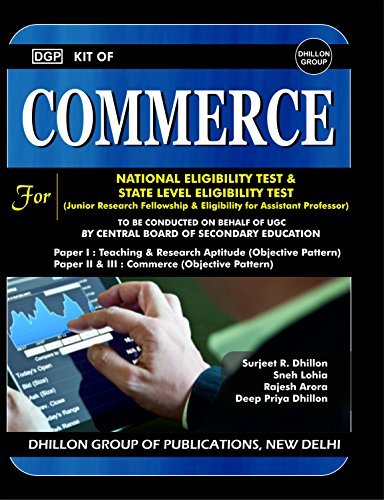 Buy DGP Kit of Commerce for NET/SLET by CBSE for UGC with a free copy ...