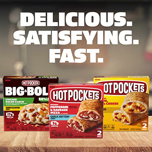 Hot Pockets Italian Style Meatballs And Mozzarella Frozen Snacks, Pizza ...
