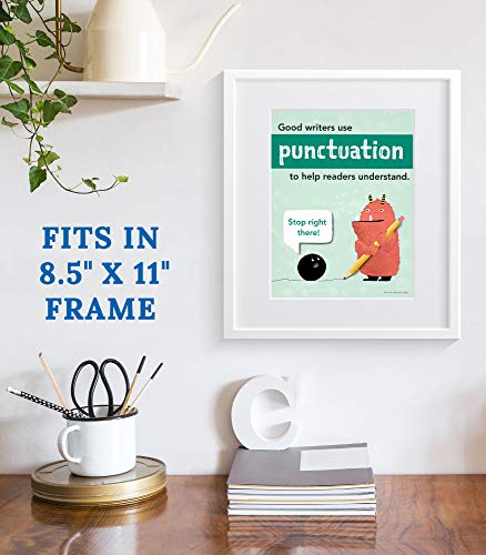 Snapklik.com : Carson Dellosa 12-Piece Punctuation Posters, 8.5" X 11 ...