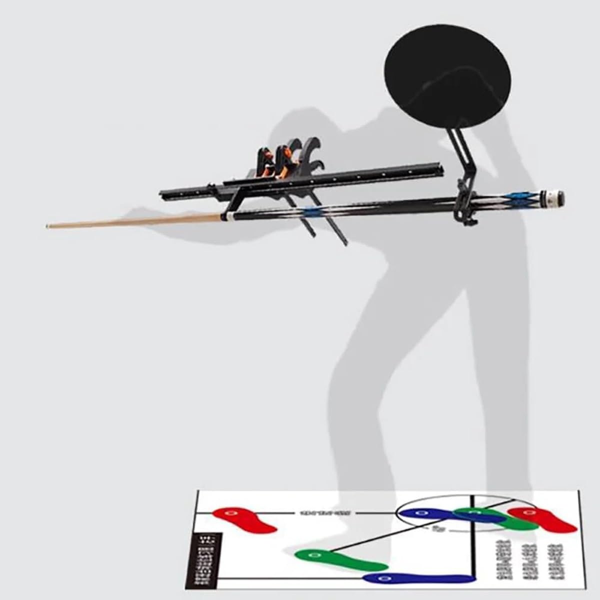 Billiards Cue Training Tool Pool Table Stick Practice Multifunctional ...