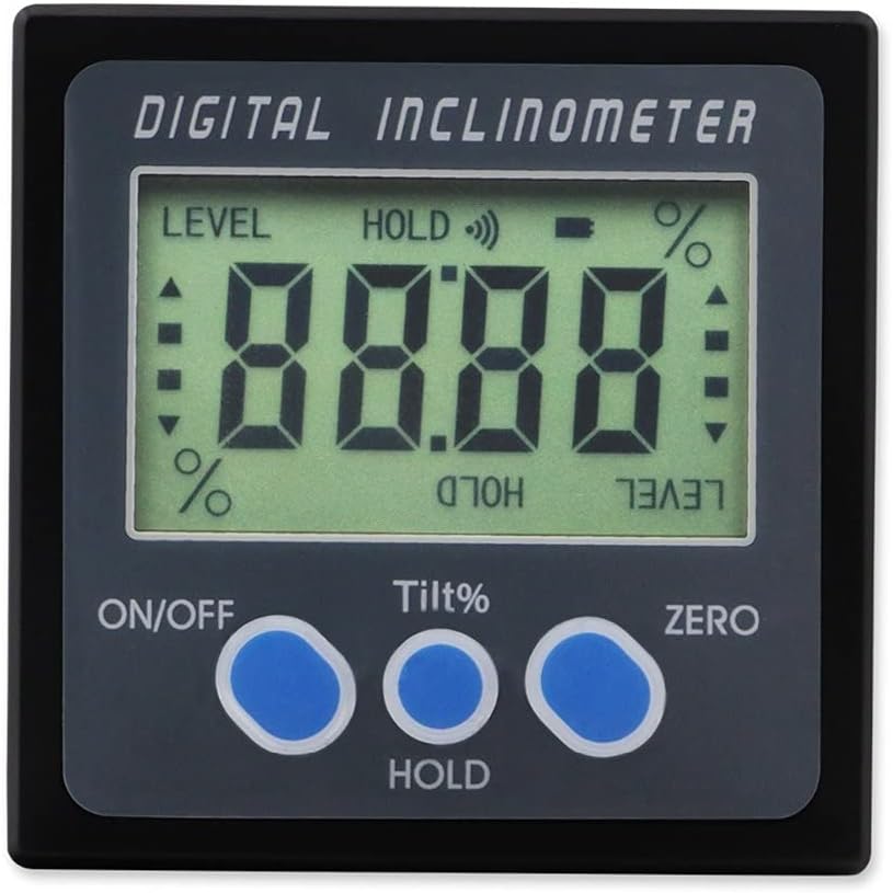 Amazon.com: FURLOU Electronic Protractor Pro 360 Digital Angle Level ...