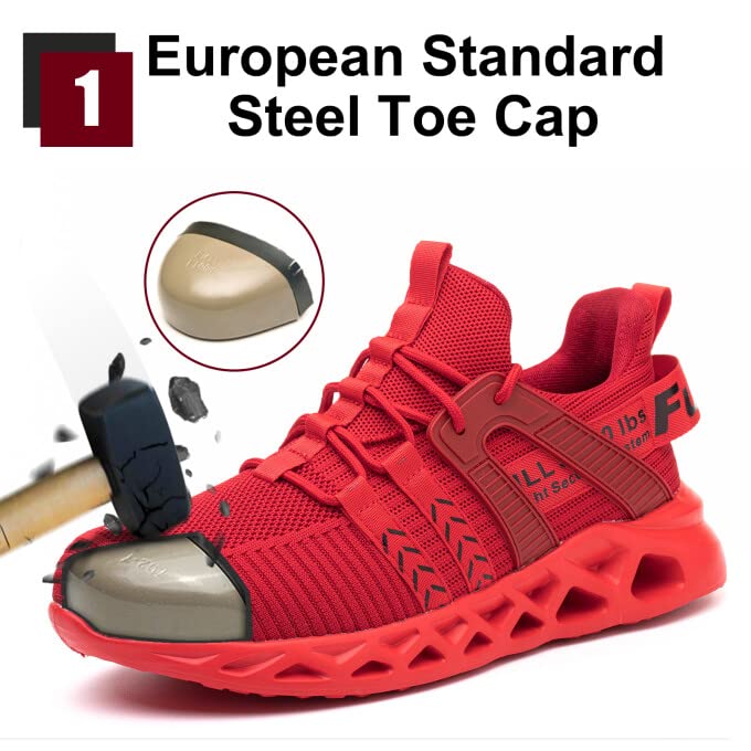 Snapklik.com : Steel Toe Shoes For Men Women Comfortable Steel Toe ...
