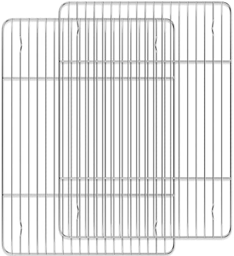 Amazon.com: 2 Pack Cooling Rack for Baking Stainless Steel, Heavy Duty ...