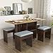 Studio Kook Bonbon 4 Seater Folding Dining Table with Inbuilt Seating ...