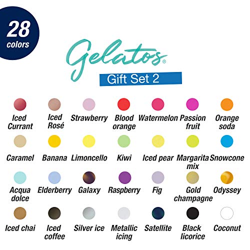 Faber-Castell Gelatos Dolce II Gift Set - 28 Colors - Multi-Purpose Art ...