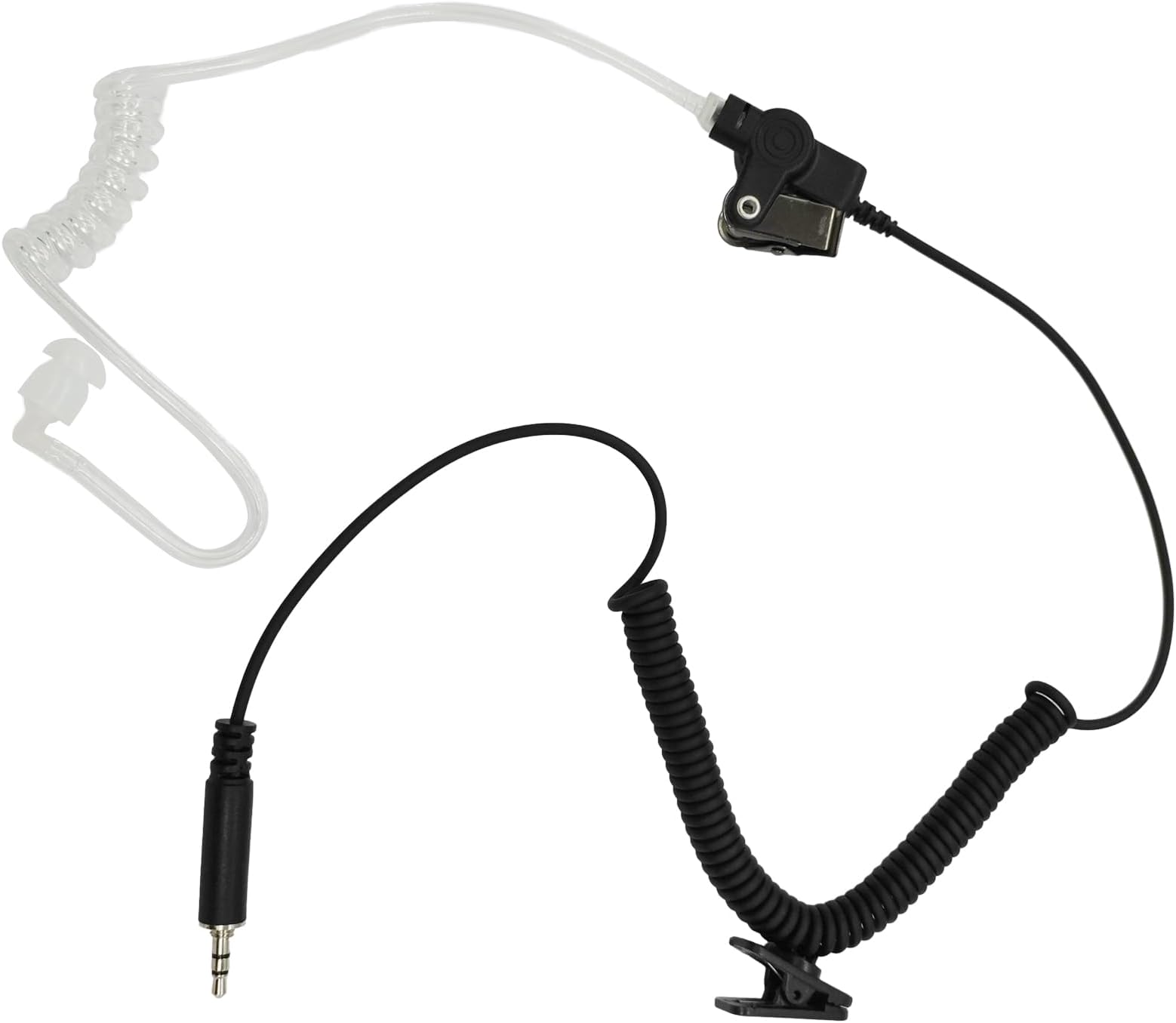 Amazon.com: 3.5mm Threaded Jack Listen Only Arc Earpiece Police ...
