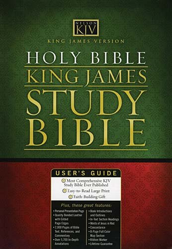 King James Study Bible: Thomas Nelson Publishers: 9780785201694: Amazon ...