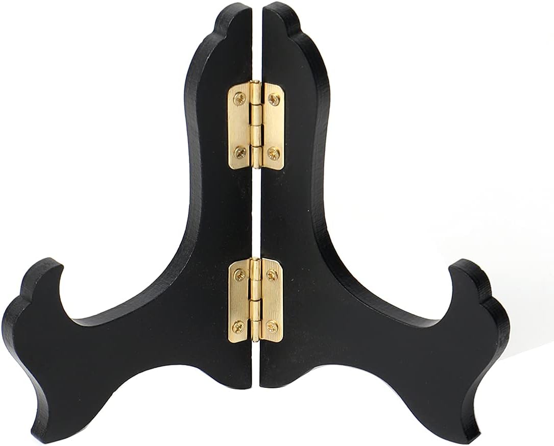 Amazon.com: 2 Packs Wooden Plate Stands for Display, Plate Holder ...