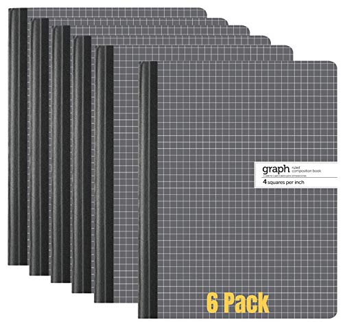 Snapklik.com : 1InTheOffice Composition Notebooks, Graph Ruled Paper, Grid Notebook, Graph ...