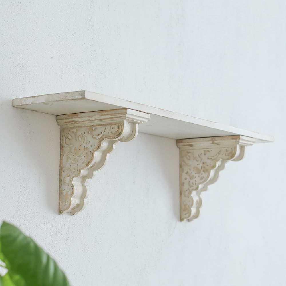 Amazon.com: Chadechimo Set of 2 Corbels Decorative Shelf Brackets ...