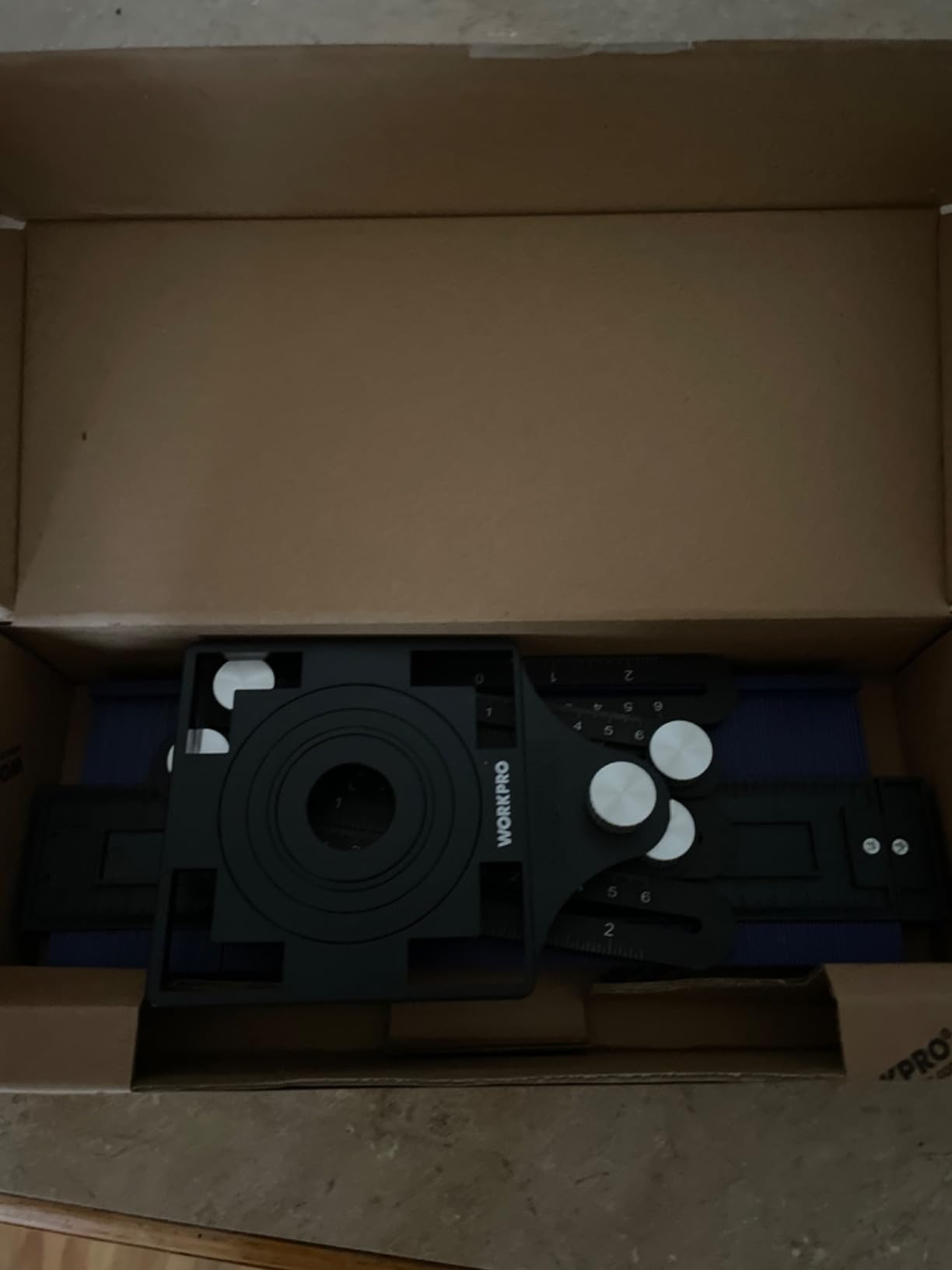 WORKPRO 10” Contour Gauge and 6-Sided Angle Measuring Ruler Combo kit ...