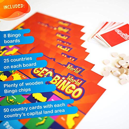Snapklik.com : GeoToys GeoBingo World Board Games For Kids Geography ...