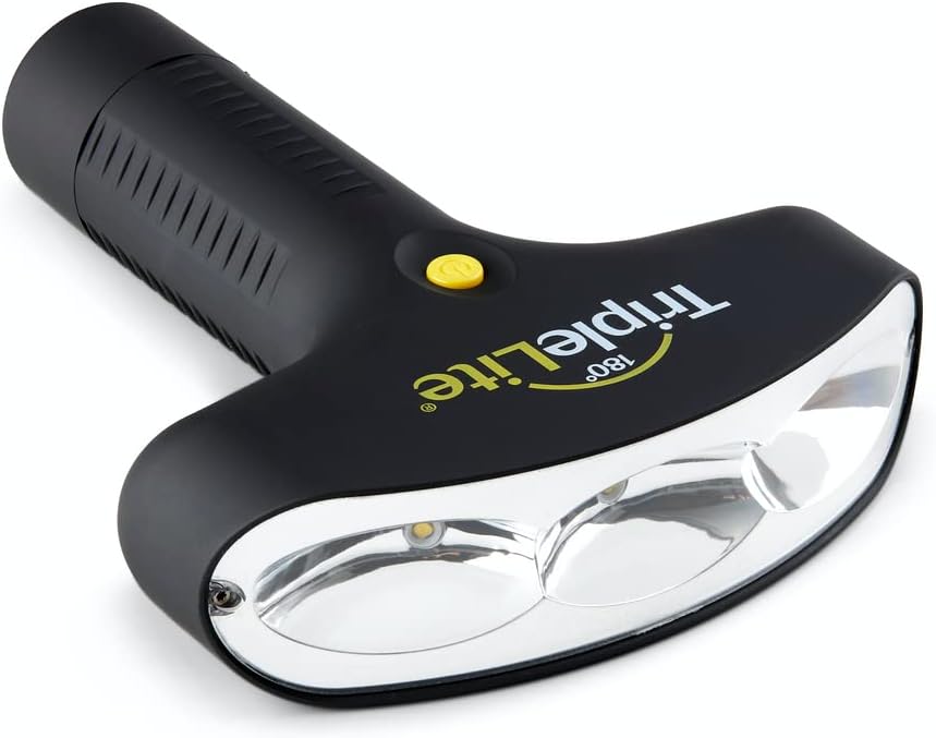 TripleLite 180° Wide Beam Flashlight - 420 Lumens - Duracell Batteries ...