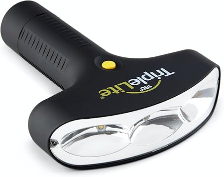 Amazon.co.jp: TripleLite 180 Degree LED Flashlight - Super Bright Light ...