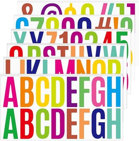 Amazon.com: Waynoda 24 Sheets 2 Inch Self Adhesive Letters Stick on ...