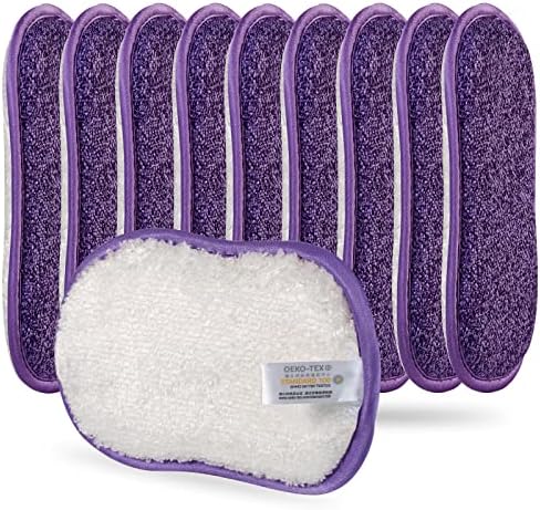 Amazon.com: 12 Pack Durable Scrub Scouring Sponge, Non-Scratch ...