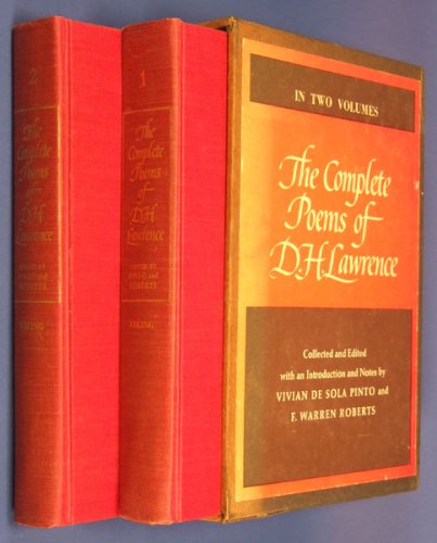 The Complete Poems of D.H.Lawrence: D.H. Lawrence: 9780434592500 ...
