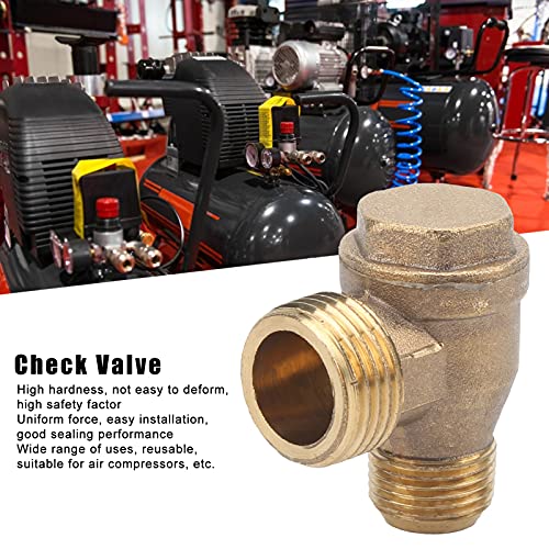 NonReturn Valve, Brass Air Compressor Check Valve 2 Port Swing Check ...
