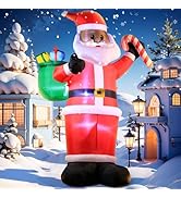 Amazon.com: 8FT Christmas in July Inflatables, Hula Santa Claus and ...