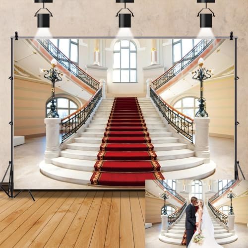 Amazon.com : OFILA Red Carpet Luxurious Palace Backdrop for Photography ...