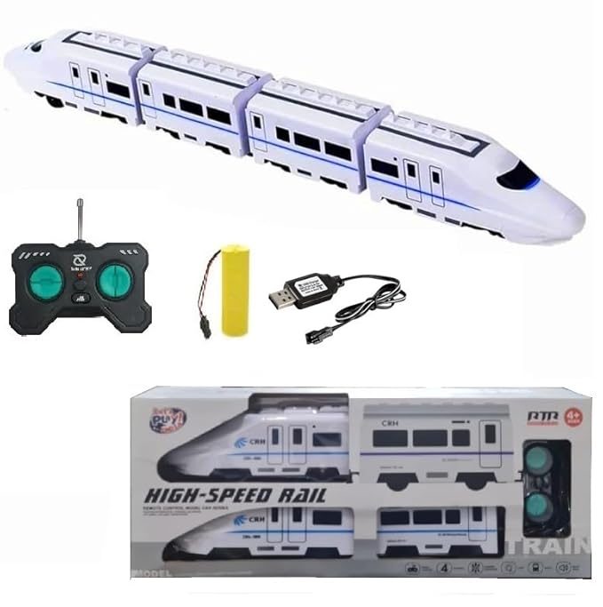 Buy HALO NATION® Remote Control Bullet Train Toy with 2 Channel Remote ...