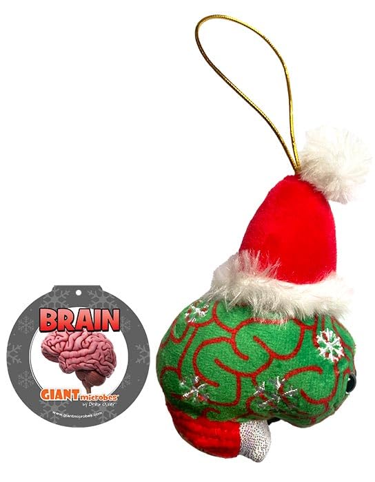 Amazon.com: GIANTmicrobes Brain Organ Plush Ornament - Decorate with ...