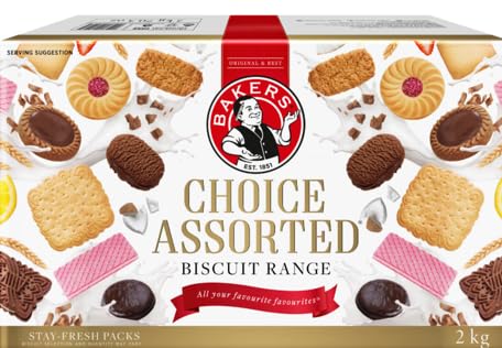 Amazon.com: Bakers Choice Cookies | 2kg | Variety of Cookies | Halal ...