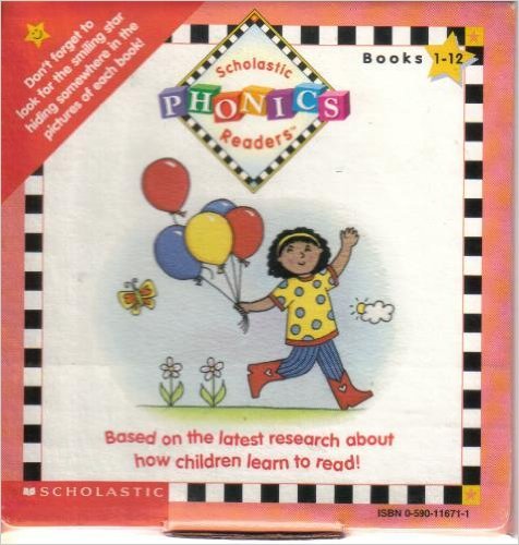Scholastic Phonics Readers Set # 1/ Books 1-12 with Audio Cassette ...