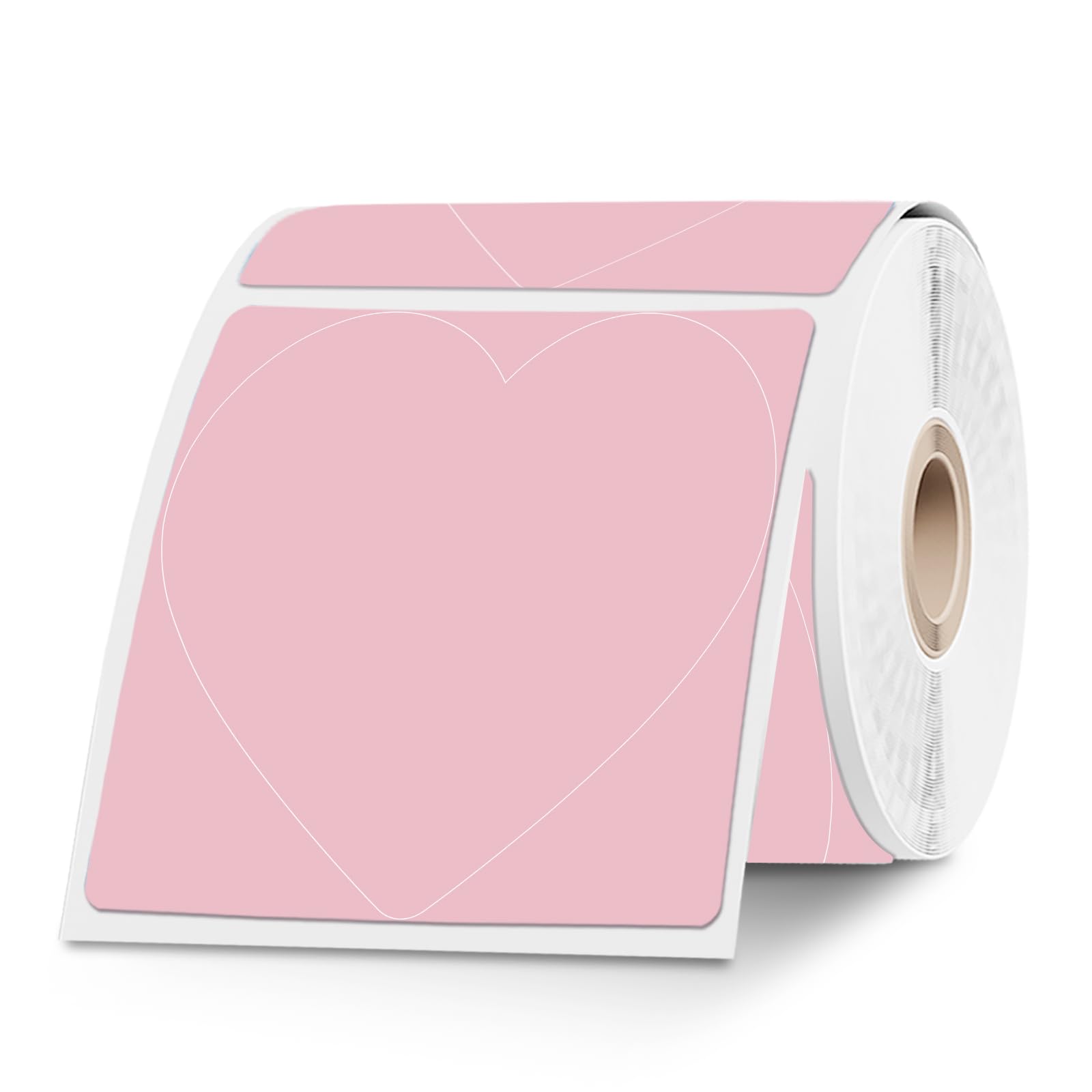 Snapklik.com : 3x3 Pink Heart Thermal Labels, For Thermal Label Printer ...