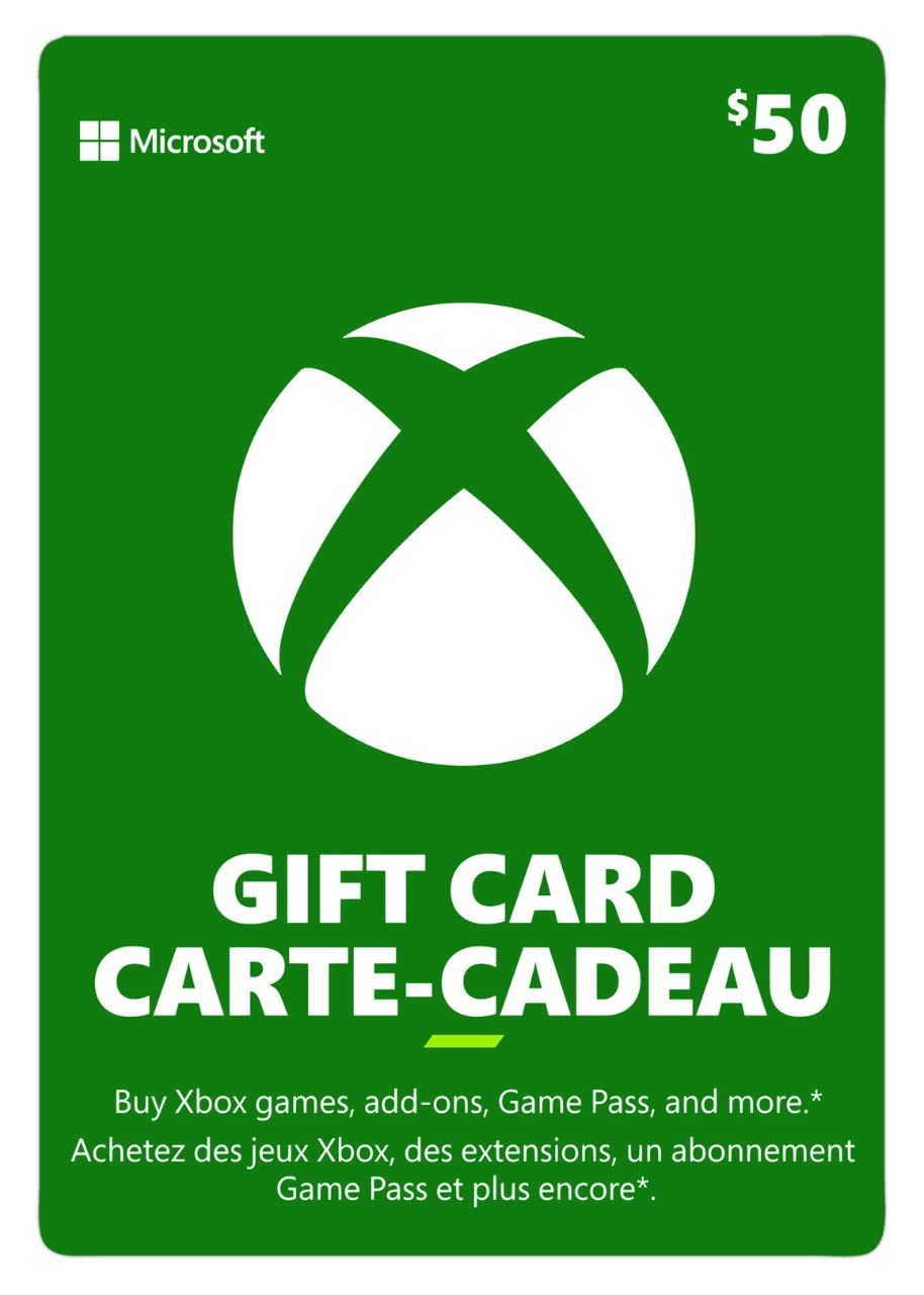 $50 Xbox Gift Card - [Digital Code] : Amazon.ca: Everything Else