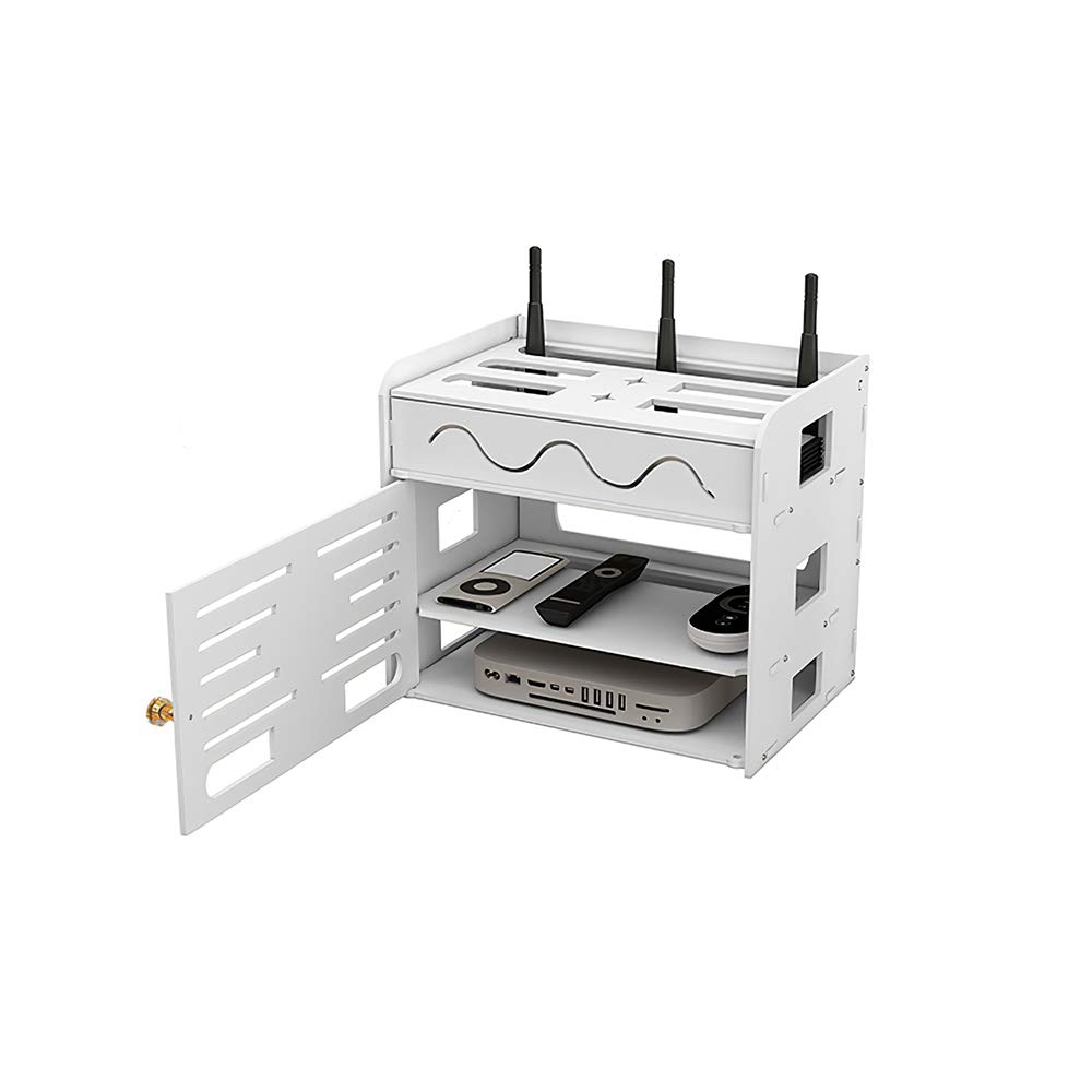 Buy Phonleya WiFi Router Organize Box Set-Top Box Rack Patch Panel ...